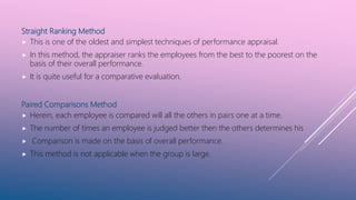 HRM - PERFORMANCE APPRAISAL | PPTX