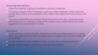 HRM - PERFORMANCE APPRAISAL | PPTX