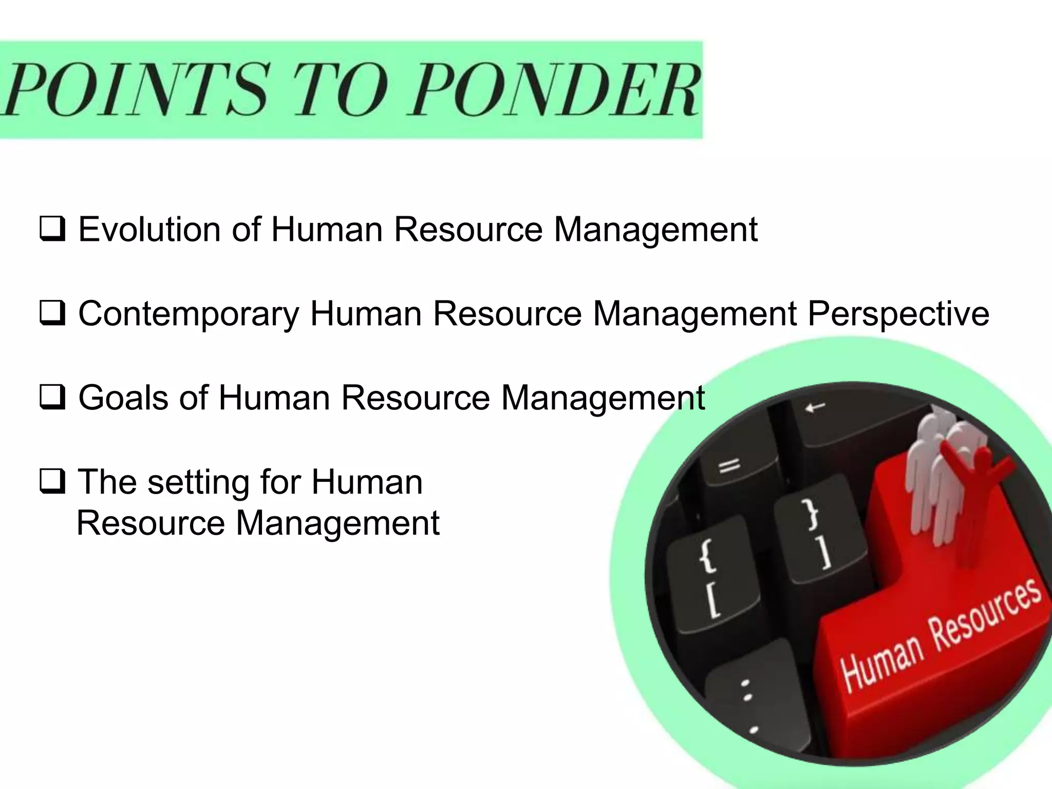 Nature of HRM - Human Resource Management | PPTX