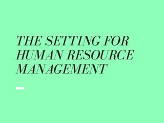 Nature of HRM - Human Resource Management | PPTX