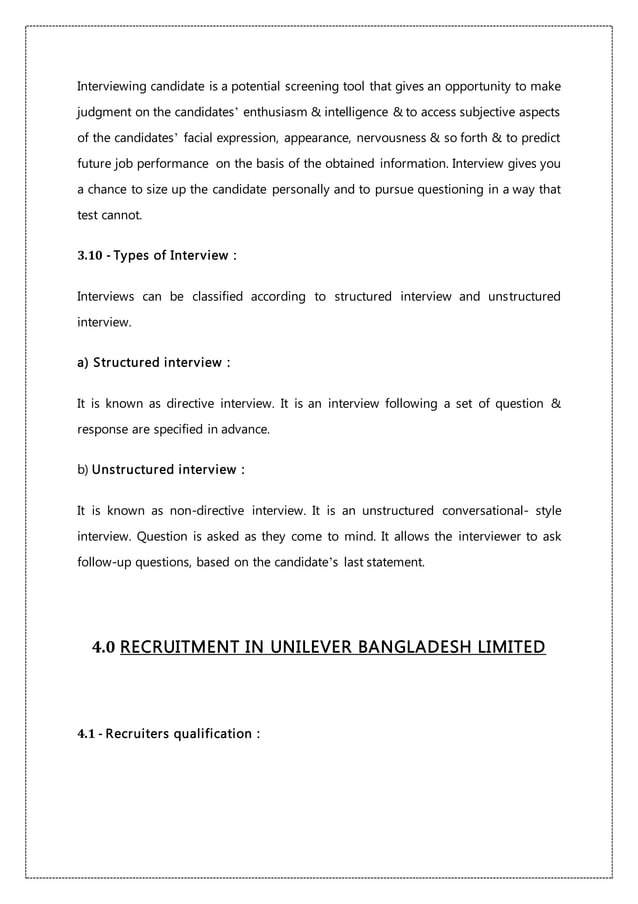 Recruitment And Selection Process Of Assignment / Report | DOCX | Human Resources | Business