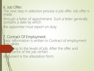 HRP and recruitment and selection process | PPTX