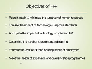 HRP and recruitment and selection process | PPTX