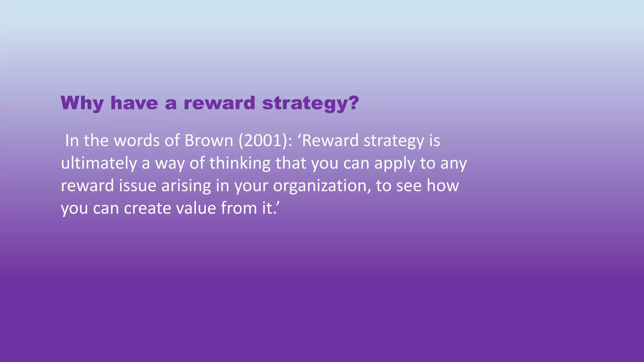 Reward management | PPT