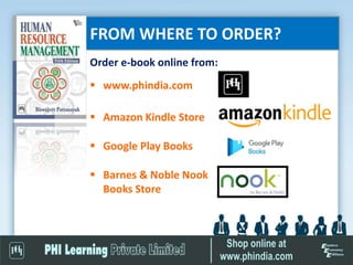 HUMAN RESOURCE MANAGEMENT - PHI Learning | PPT