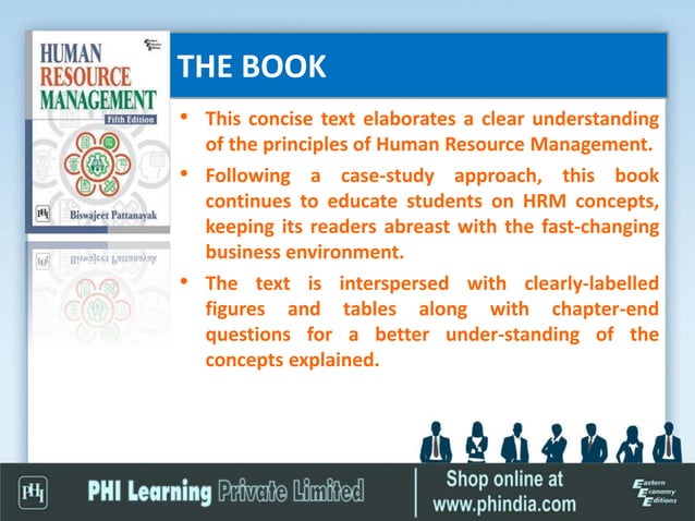HUMAN RESOURCE MANAGEMENT - PHI Learning | PPT