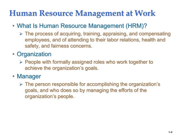 Introduction to Human Resource Management | PPT
