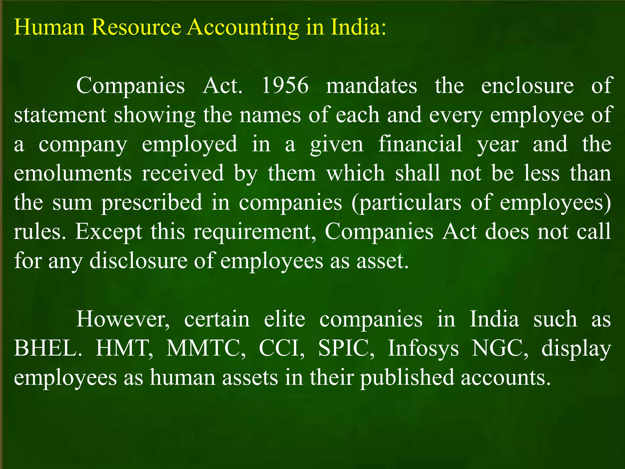 Human Resource Accounting | PPTX