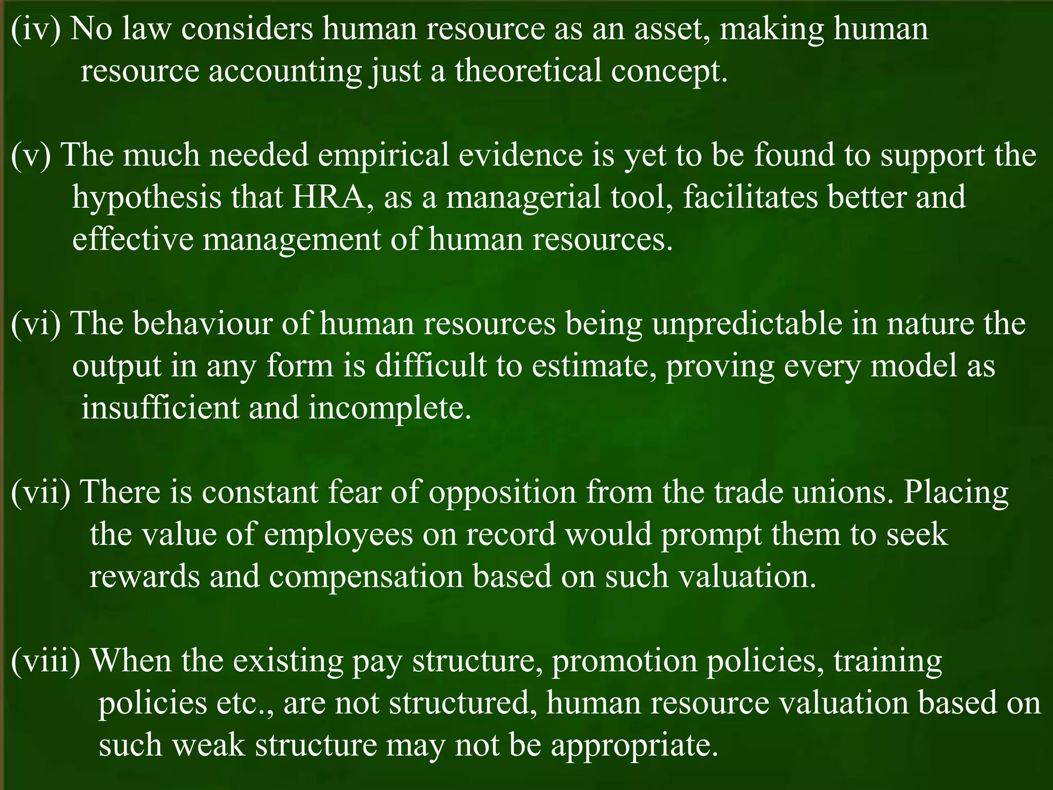 Human Resource Accounting | PPTX