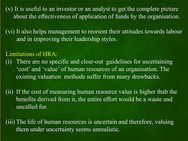 Human Resource Accounting | PPTX | Human Resources | Business