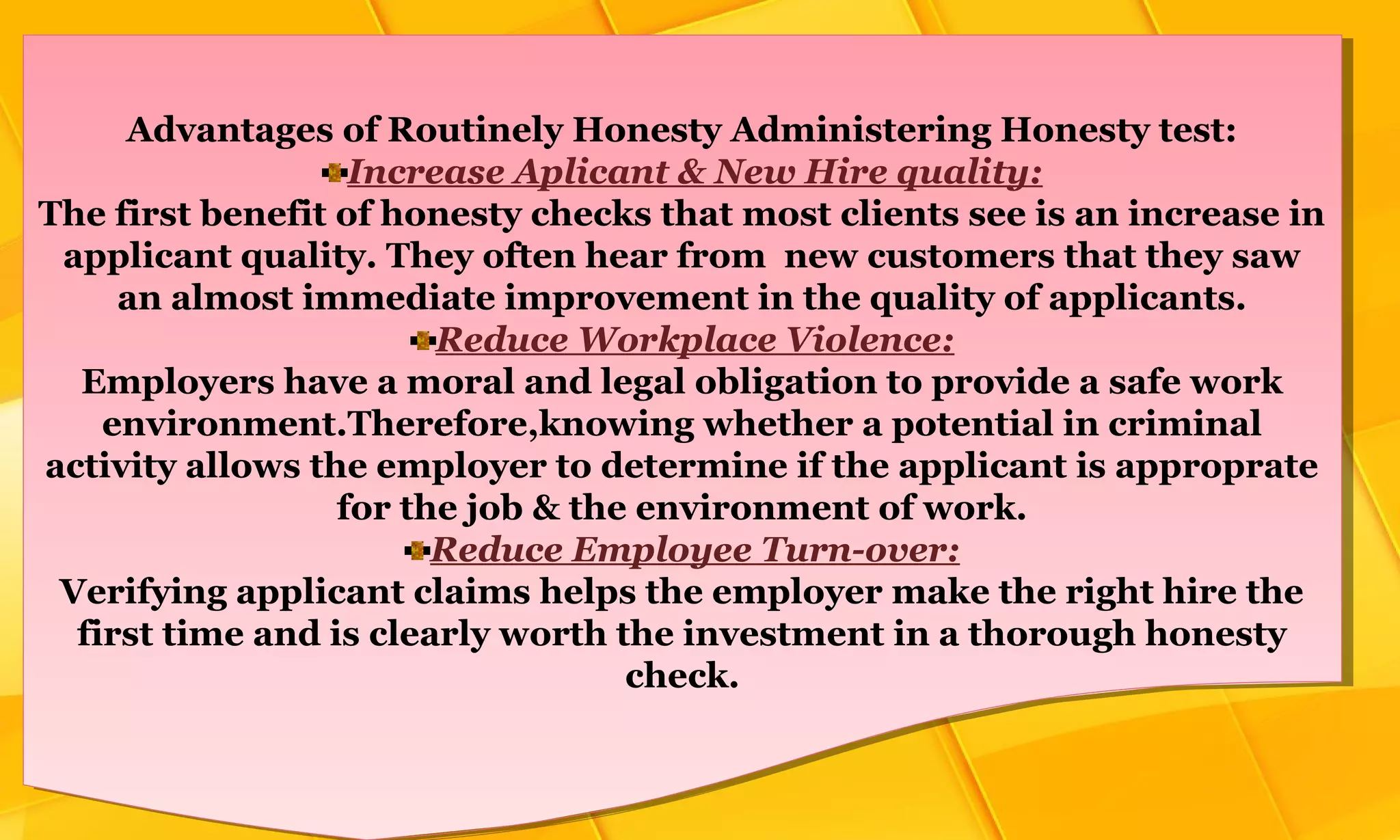 Honesty Testing At Carter Cleaning Company | PPT