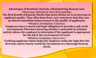 Honesty Testing At Carter Cleaning Company | PPT