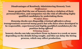 Honesty Testing At Carter Cleaning Company | PPT