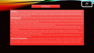 SHOPPERS STOP RECRUTMENT AND SELECTION PROCESS WITH JD AND JS . | PPTX