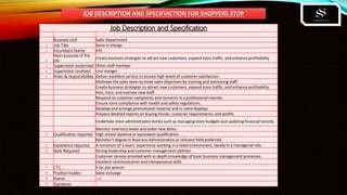 SHOPPERS STOP RECRUTMENT AND SELECTION PROCESS WITH JD AND JS . | PPTX