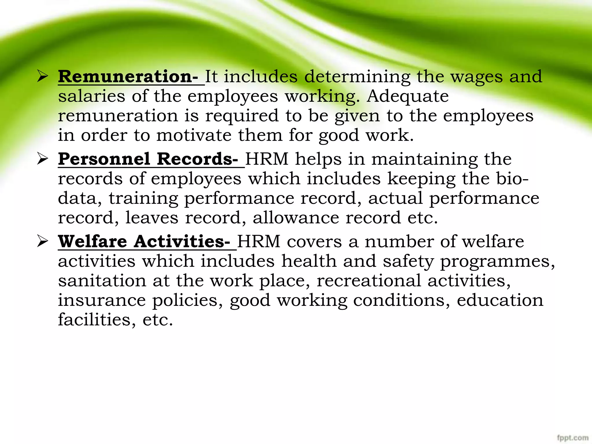 Human Resource Management || BBA notes | PPTX