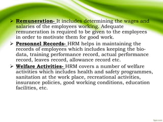 Human Resource Management || BBA notes | PPTX