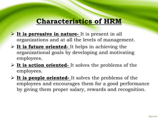 Human Resource Management || BBA notes | PPTX