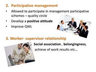 quality of work life | PPTX