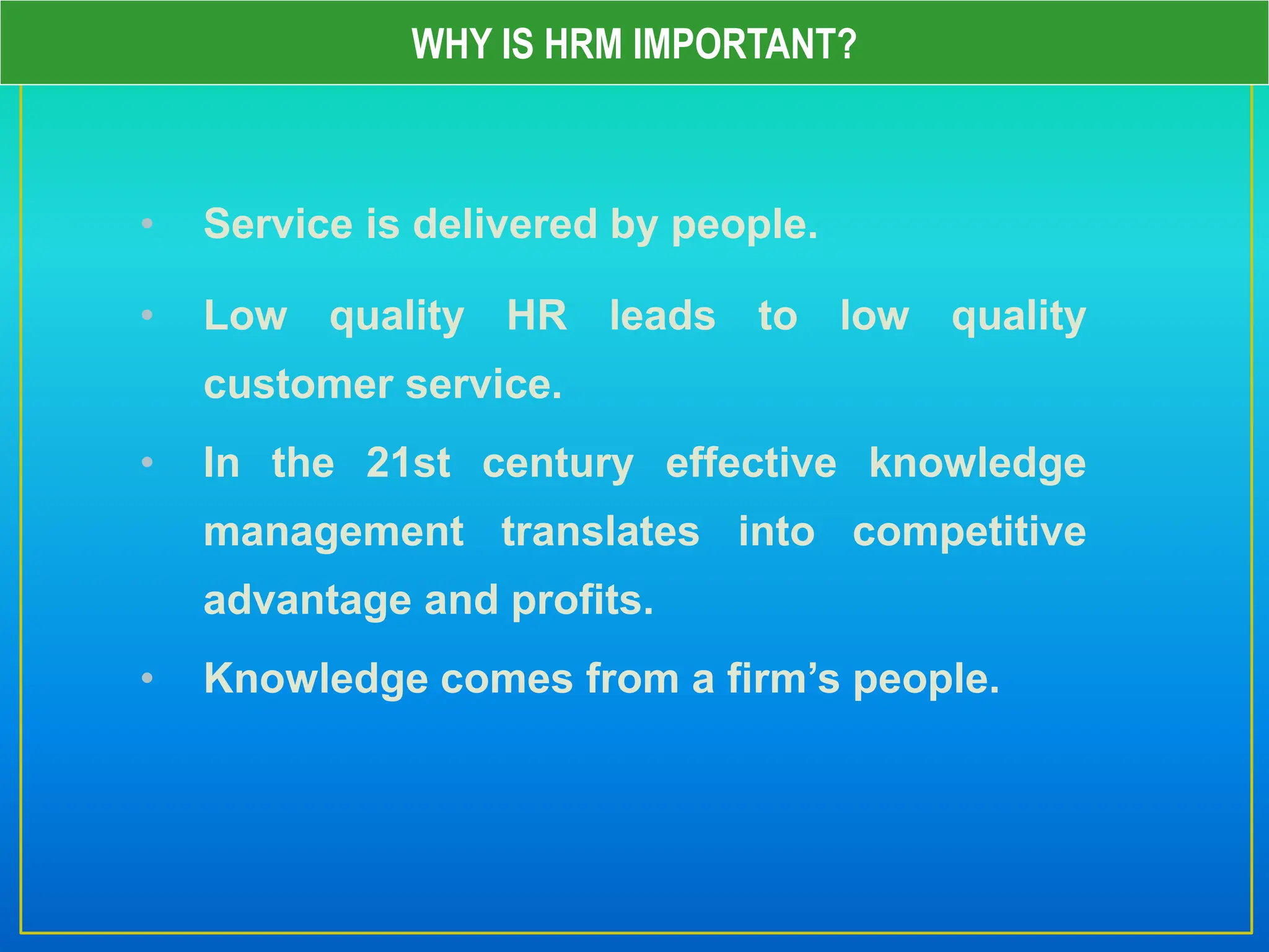 HUman resource management PPT for students reference | PPT