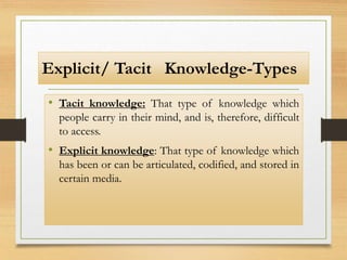 knowledge management | PPT