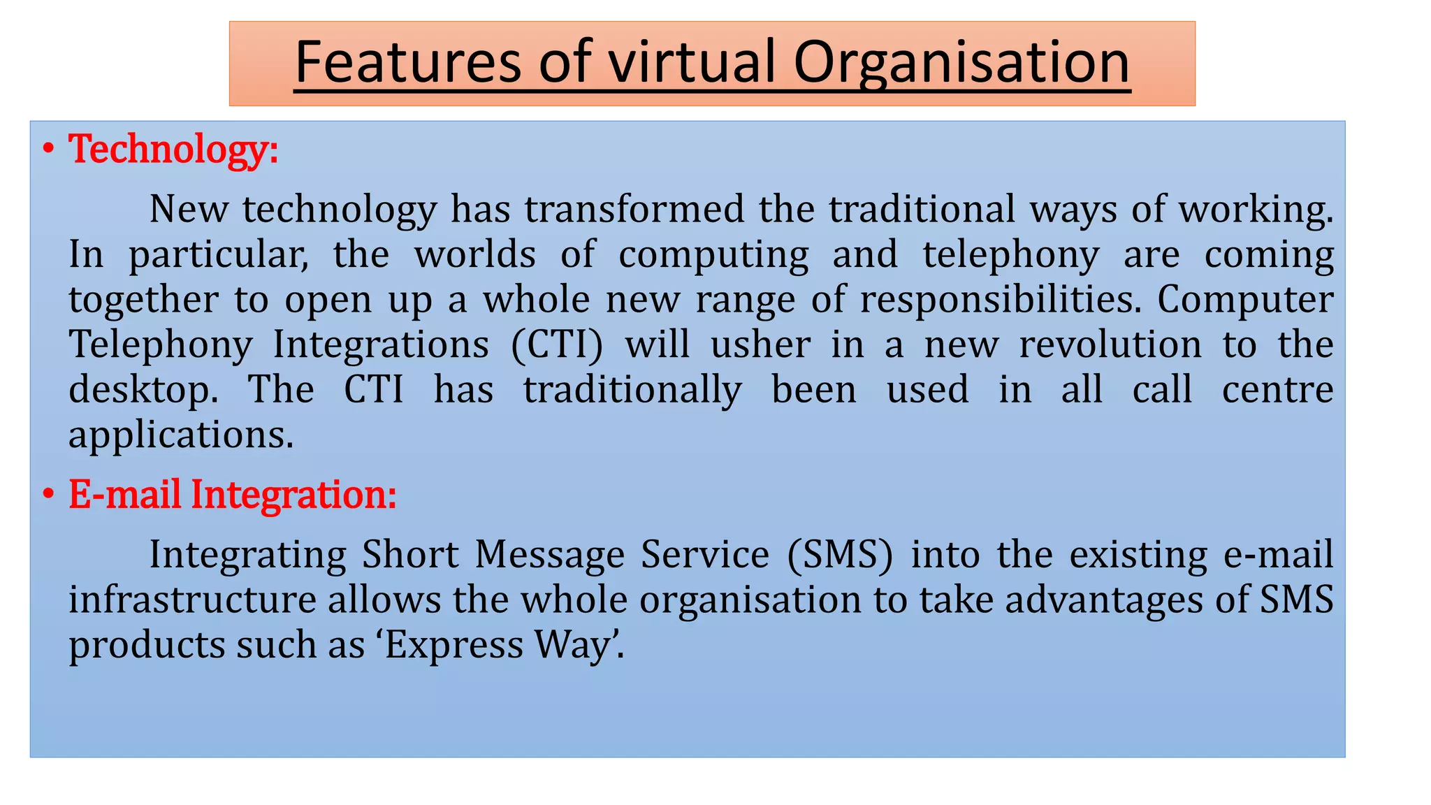 virtual organisation | PPT
