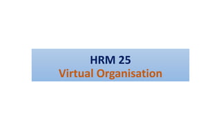 virtual organisation | PPTX