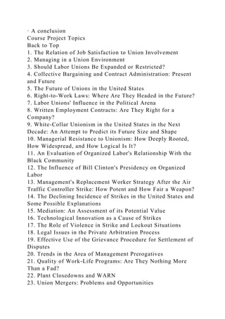 HRM-586 labor Relations· · · · · Labor Relations Cours.docx