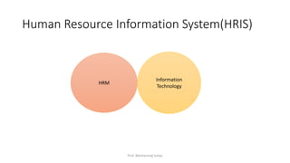 HRM 6-Human Resource Information System | PPTX