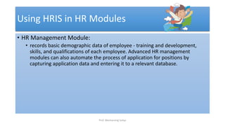HRM 6-Human Resource Information System | PPTX