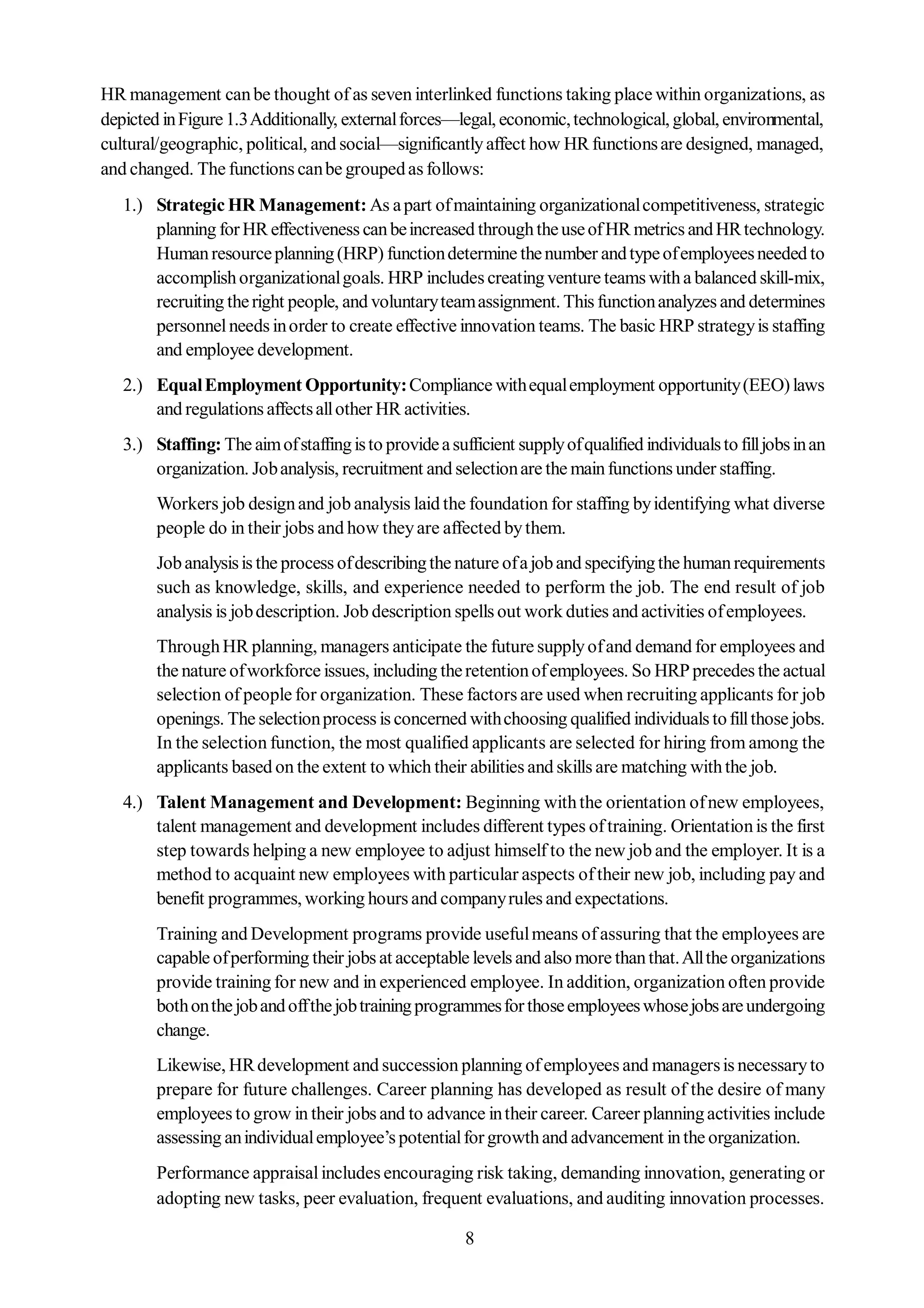 Human Resources Management Notes | PDF