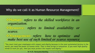 HUMAN RESOURCE MANAGEMENT(INTRODUCTION)-CM512Q/SJCTNC/ | PPTX