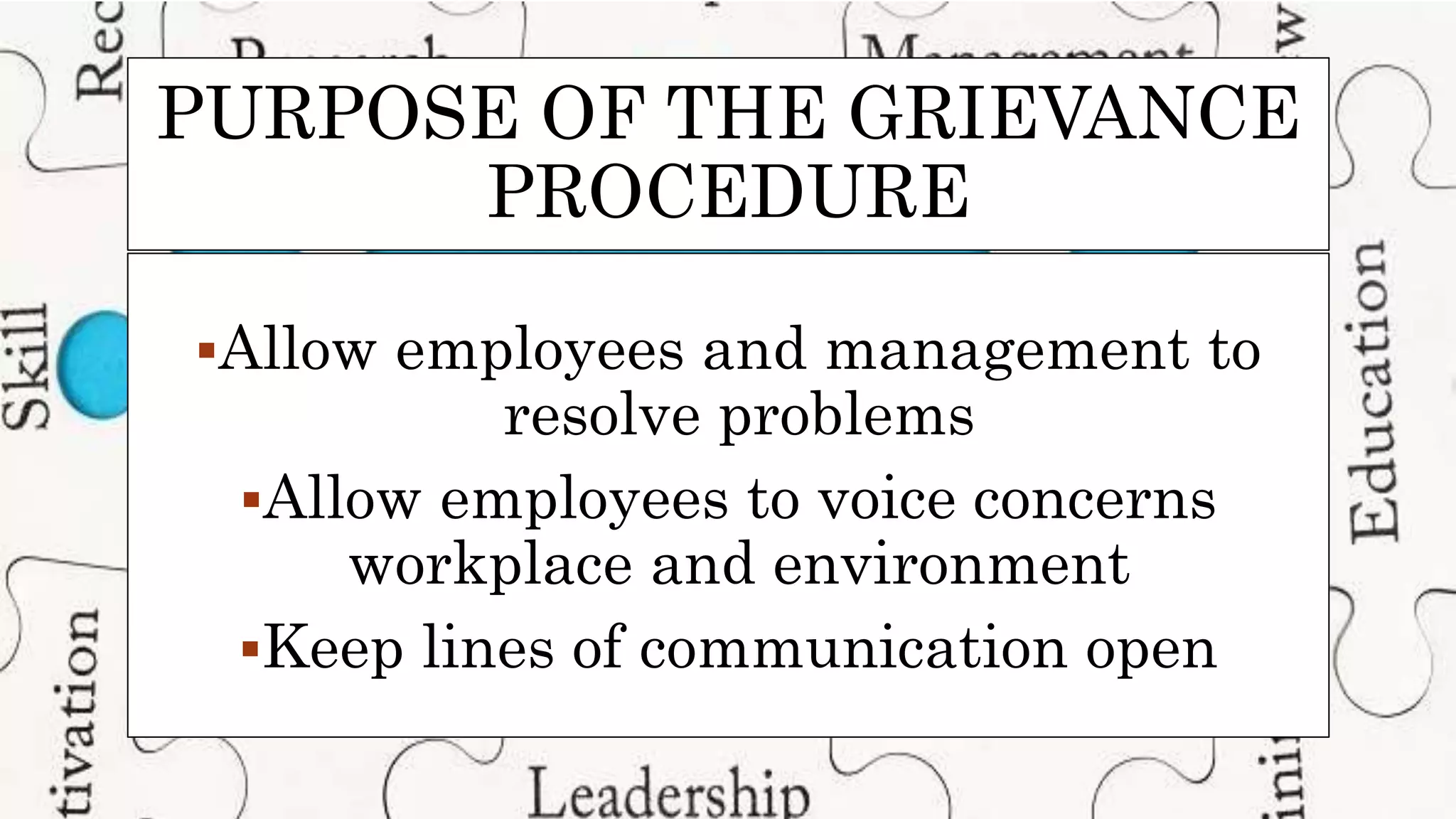 Hrm complaints@grievances | PPTX