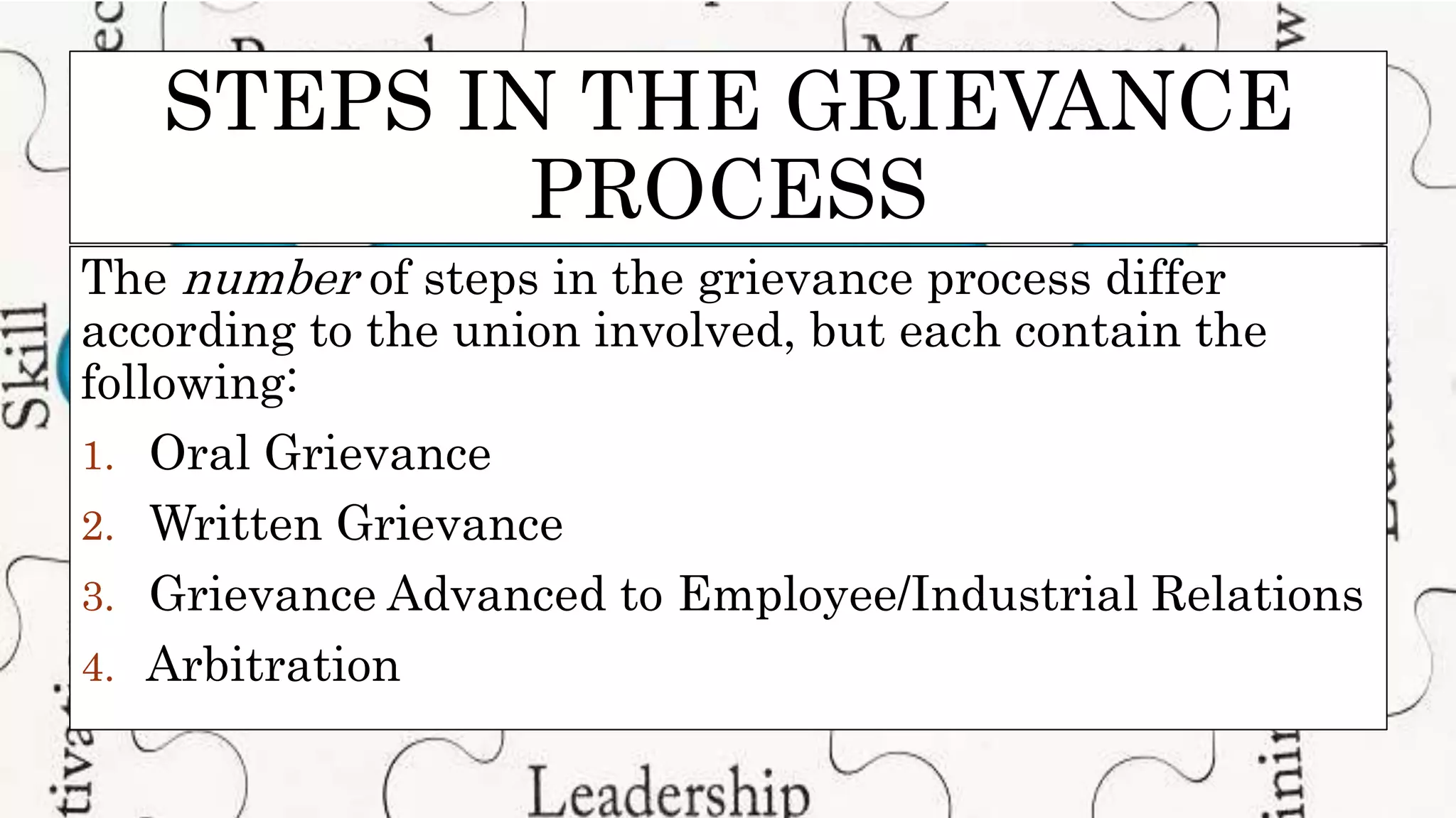 Hrm complaints@grievances | PPTX