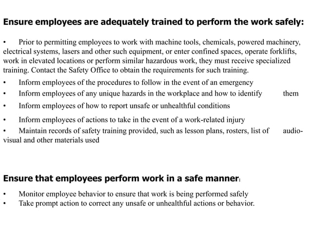 HRM Employee Safety & Health | PPTX