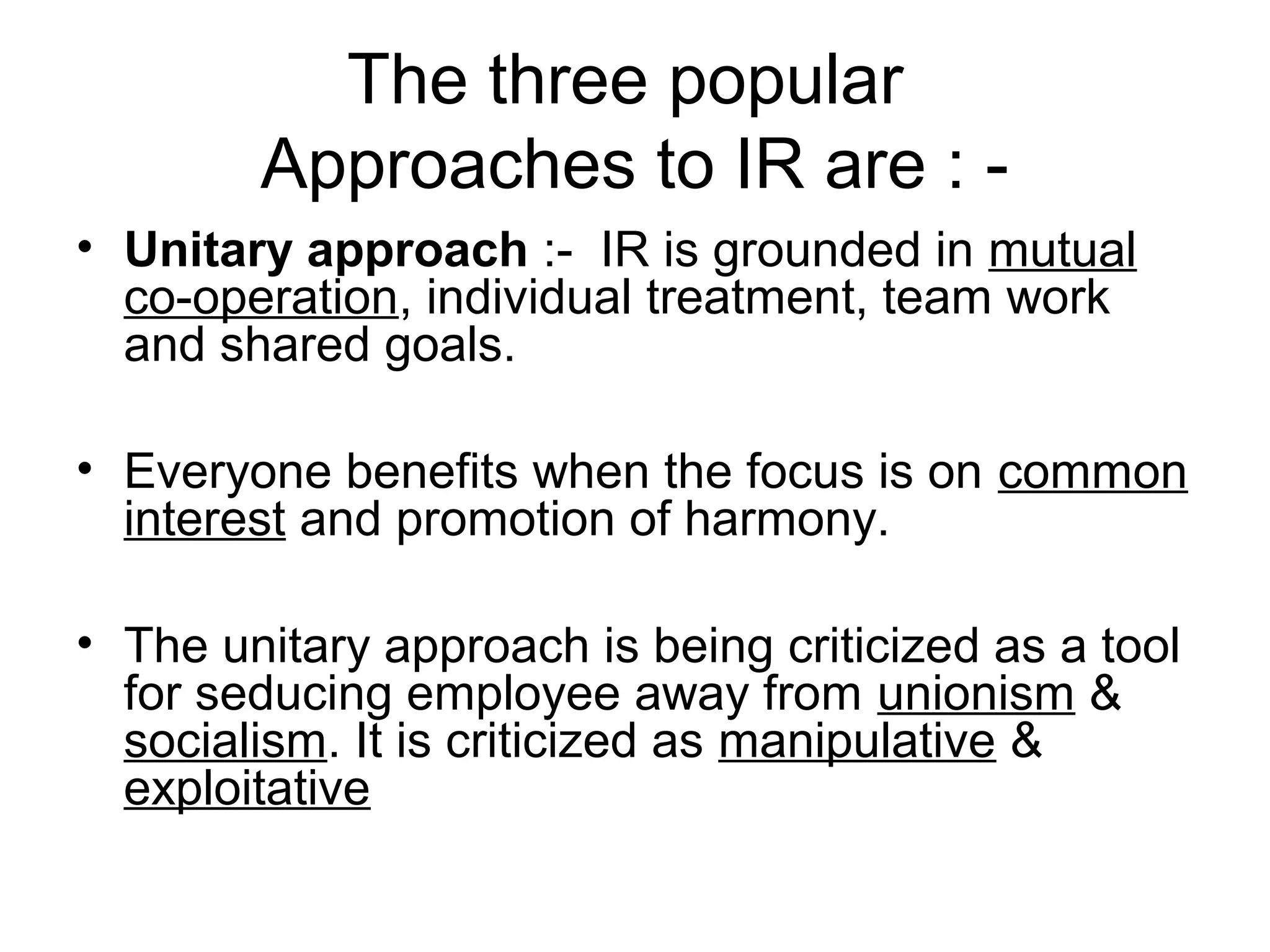 Hrm industrial-relations | PPT