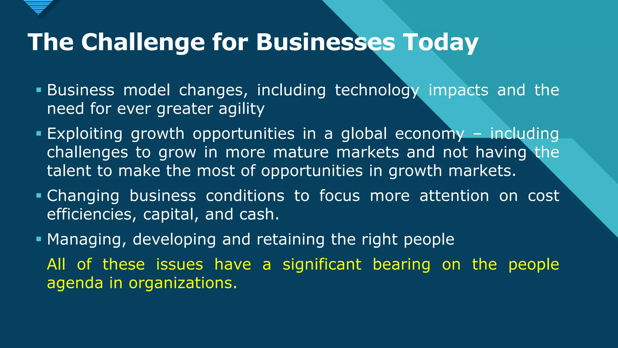 The Changing Role of HR | PPT