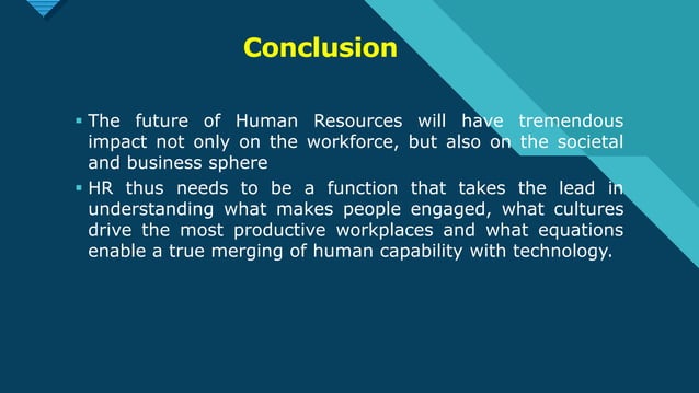 The Changing Role of HR | PPT