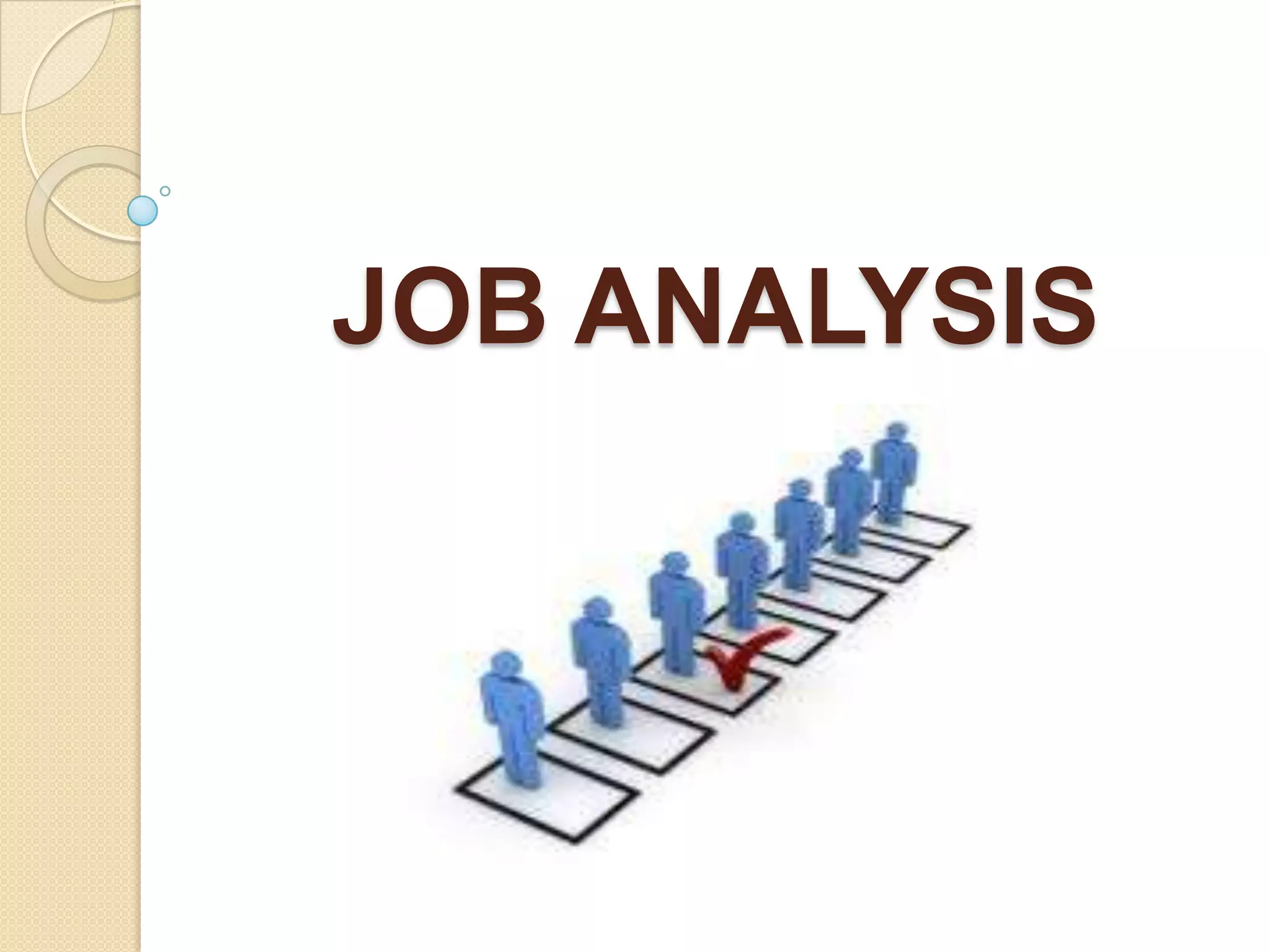 Hrm job analysis | PPTX
