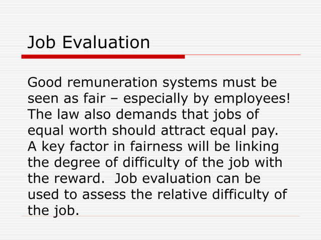 HRM-Job Evaluation.ppt