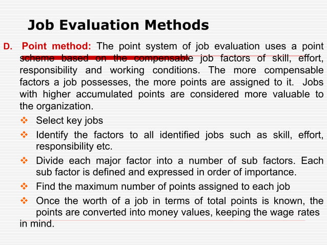 HRM-Job Evaluation.ppt
