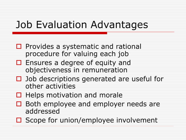 HRM-Job Evaluation.ppt