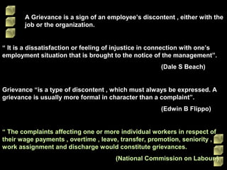 Hrm module iv-grievance procedure | PPT