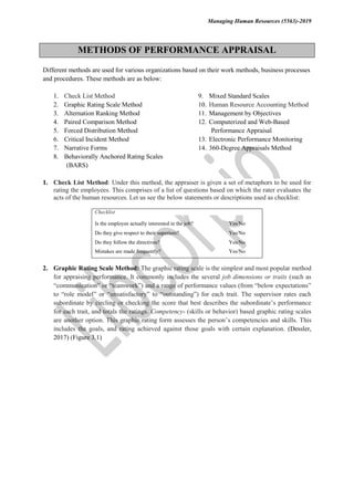 PERFORMANCE ‎APPRAISAL | PDF