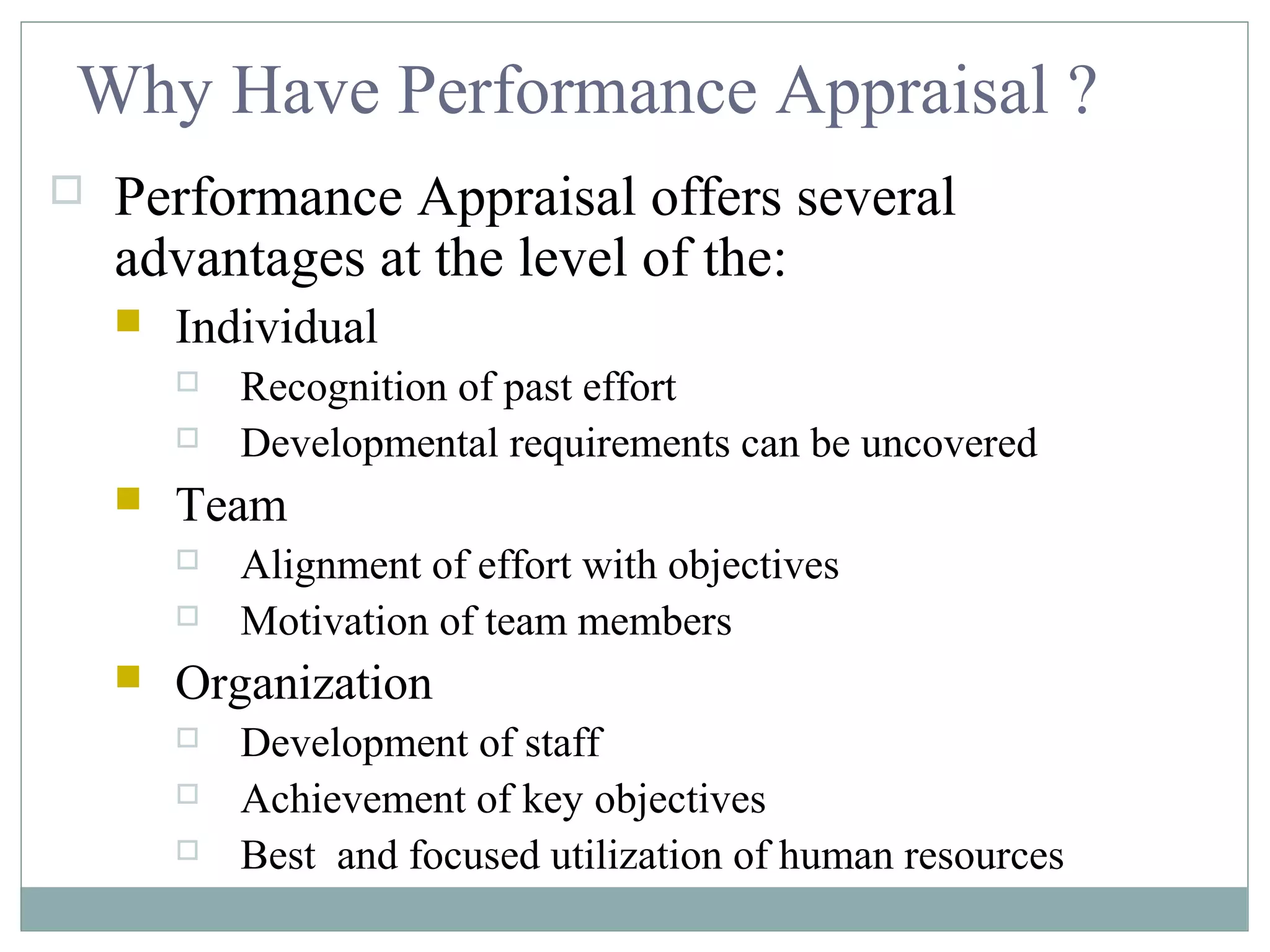 Hrm performance & potential appraisal | PPT