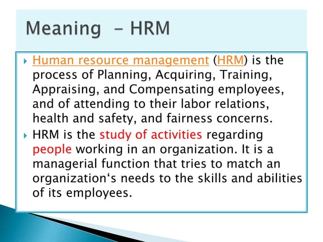 Hrm ppt - 2021 | PPTX | Human Resources | Business