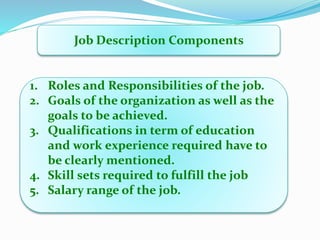 Hrm presentation about performance appraisal, job analysis, grievance ...