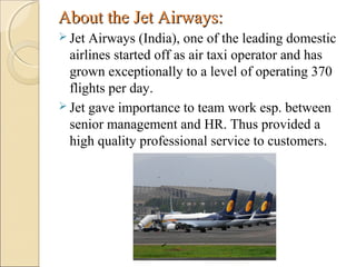Communicating in a Crisis : The Case of Jet Airways | PPT