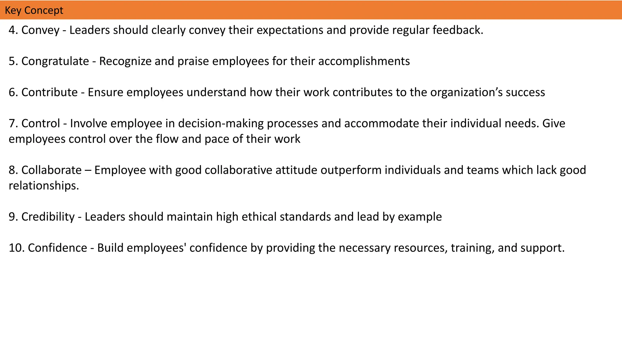 HRM - 10 C's framework for Employee Engagement | PPTX