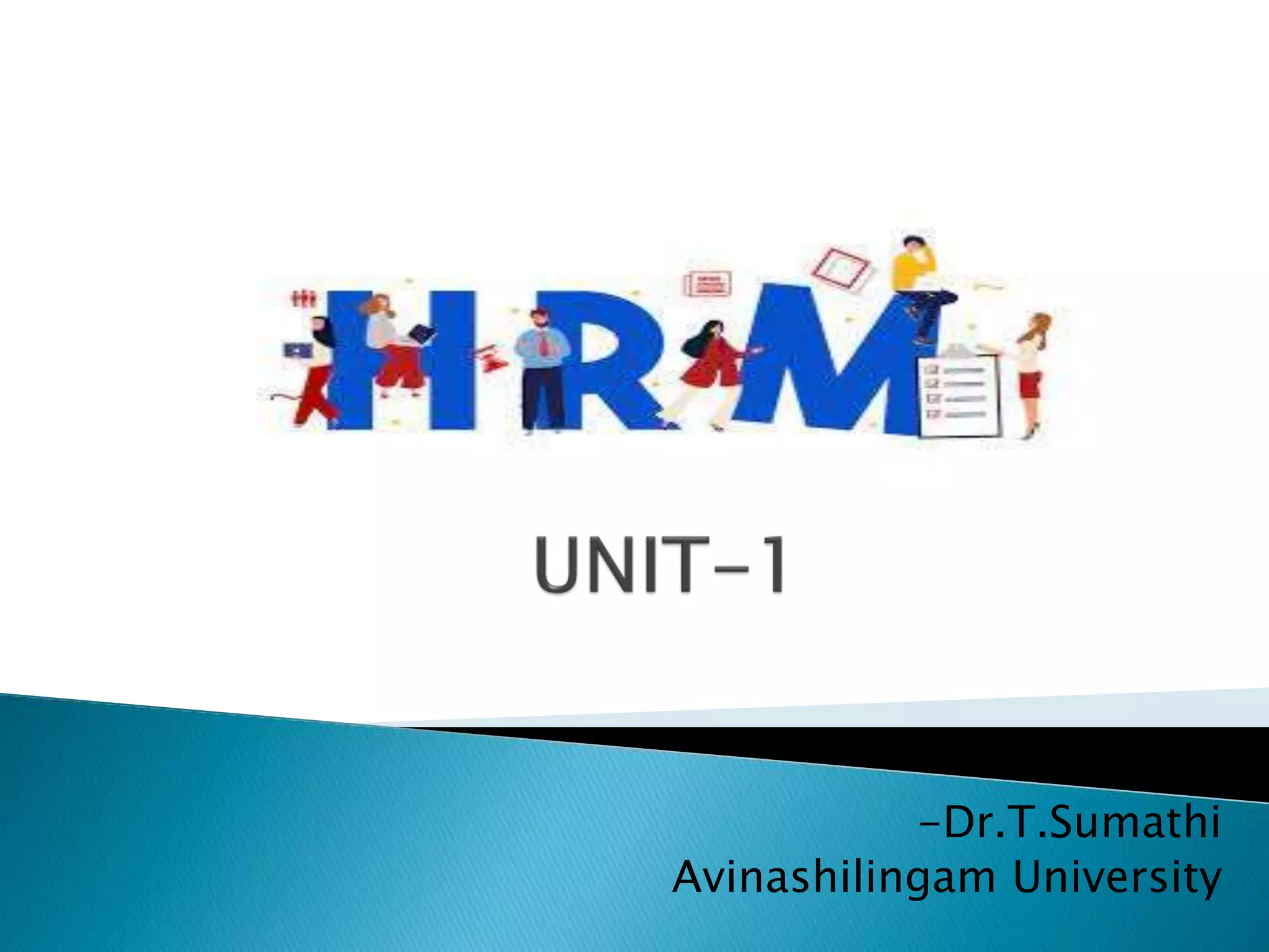 HRM Unit 1 | PPTX